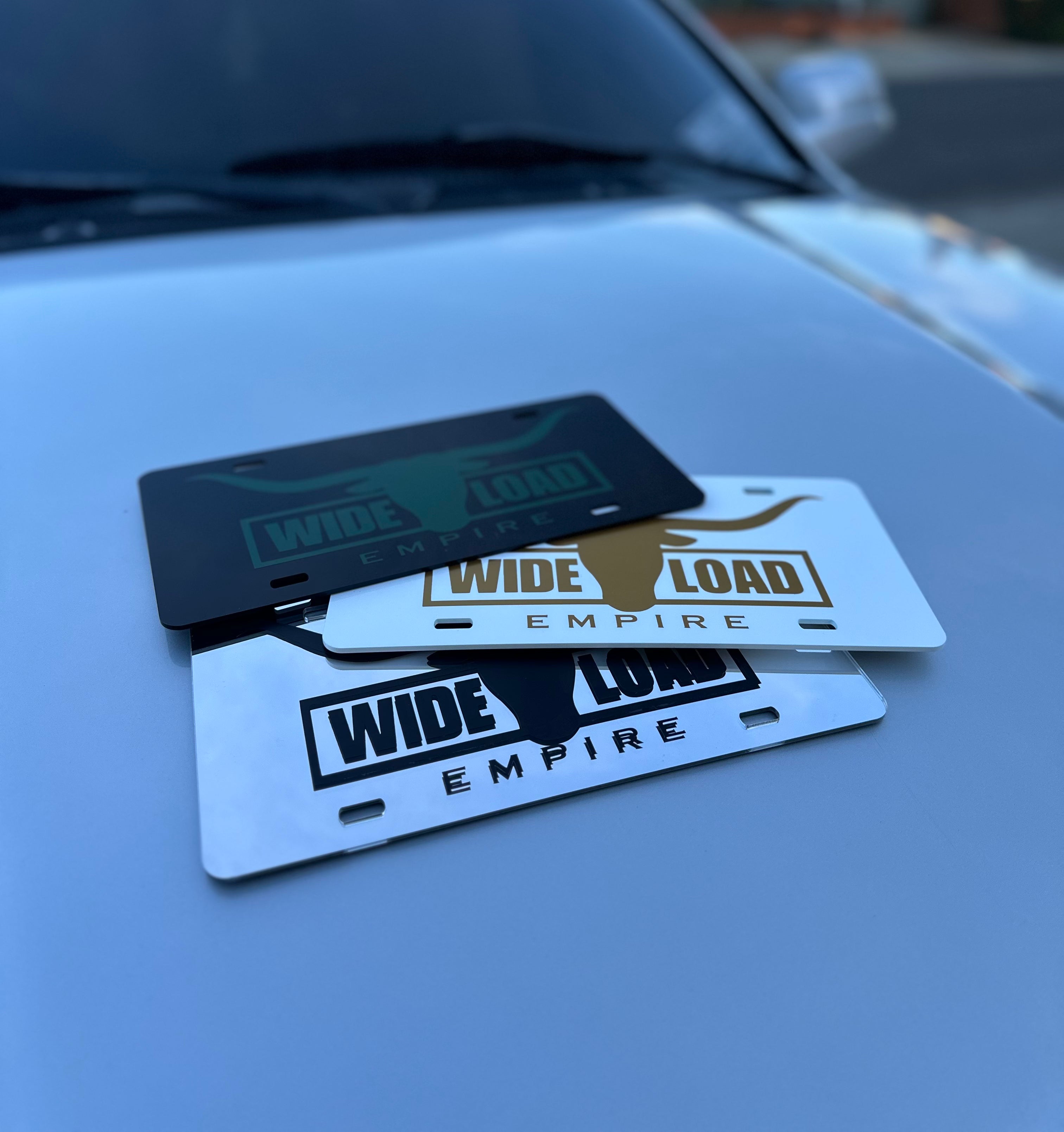 Longhorn License Plate – Wide Load Empire